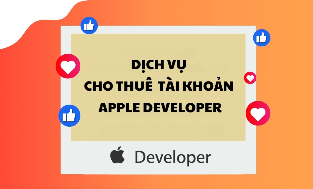 Cho thuê tài khoản Apple Developer